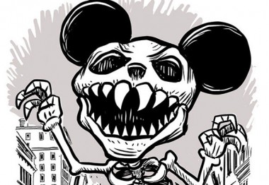 Evil Mickey Mouse Drawing