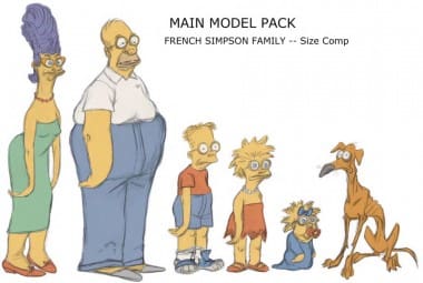 Simpsons Family French