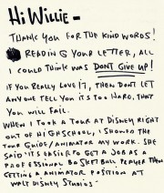 Read Inspiring Handwritten Letters From Animators to Young Artists