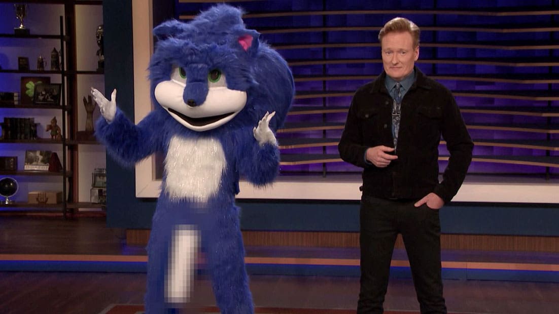 'Redesigned' Sonic Appears On 'Conan'