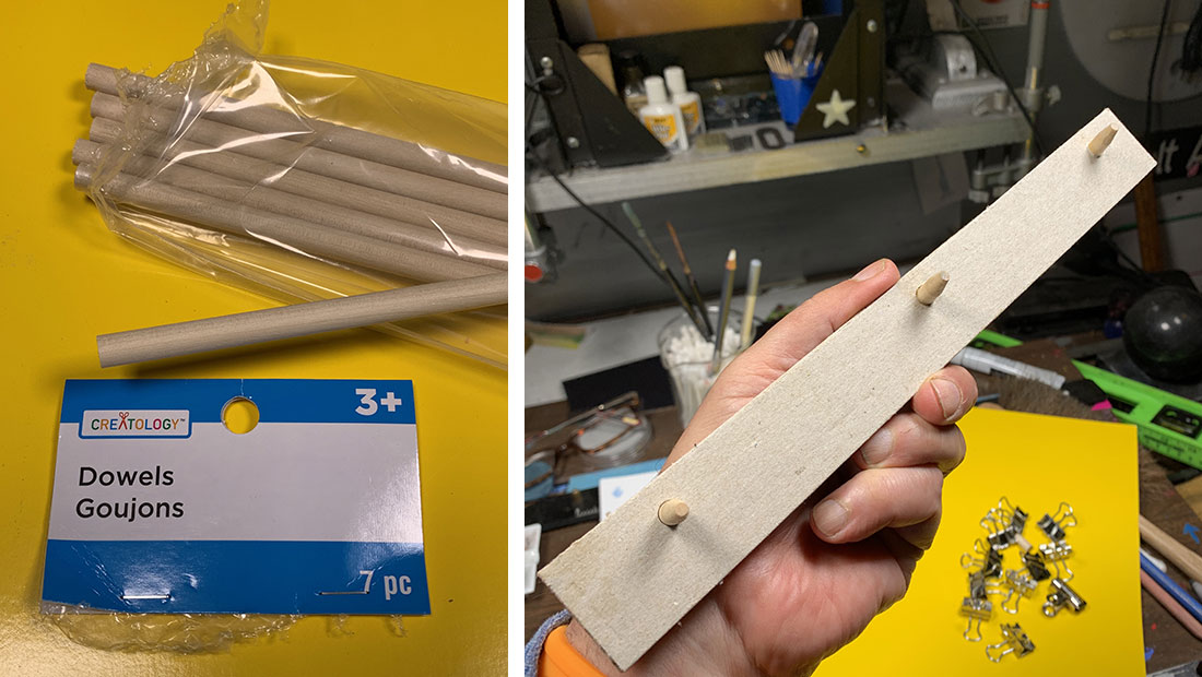 DIY: Jeff Scher Shares A Step-By-Step Guide To Making A Homemade Pegbar