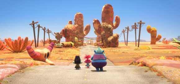 How The Colorful Musical Environments Of 'Trolls World Tour' Were Created