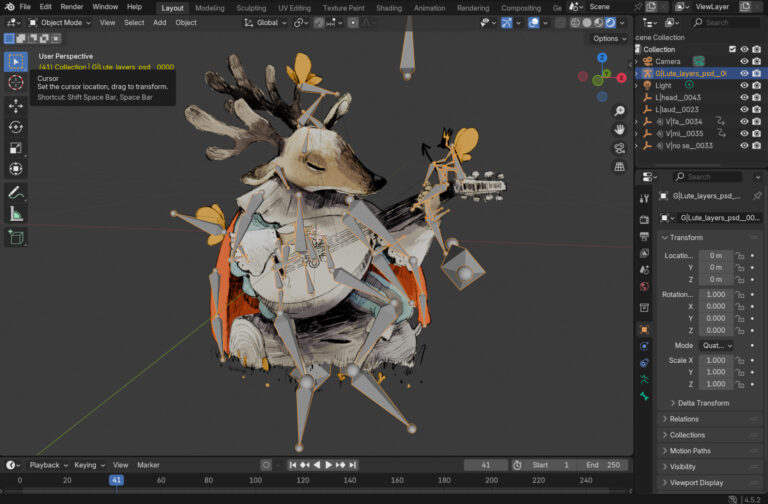 Moho Side Quest Update Brings 2D Rigs to Major Game Engines