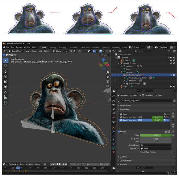 Moho Side Quest Update Brings 2D Rigs to Major Game Engines