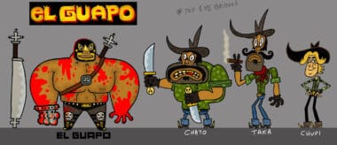 Jorge Gutiérrez Shares 'El Guapo Vs. The Narco Vampires' Animatic
