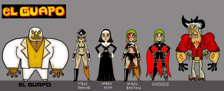 Jorge Gutiérrez Shares 'El Guapo Vs. The Narco Vampires' Animatic
